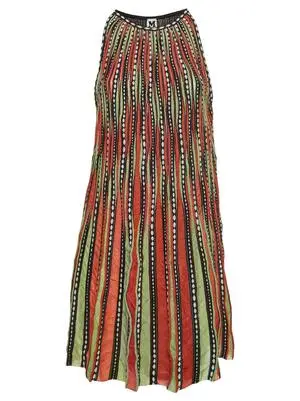 Missoni Striped Mini Dress - Red