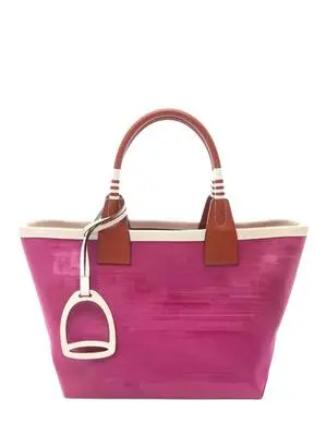 Hermès Steeple 25 Leather Handle Tote Bag - Pink