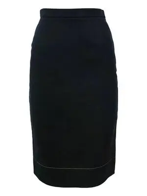 Prada Pencil Midi Skirt - Blue