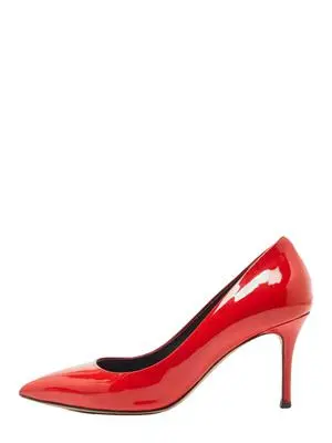 GIUSEPPE ZANOTTI 75mm Leather Pumps - Red