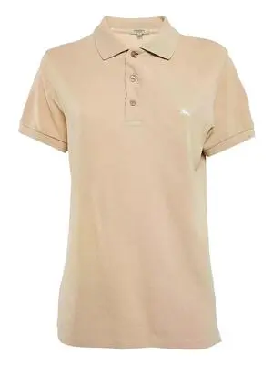 Burberry Logo-embroidered Polo Shirt - Neutrals