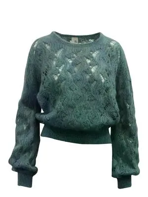 IRIS & INK Crochet-Knit Sweater
