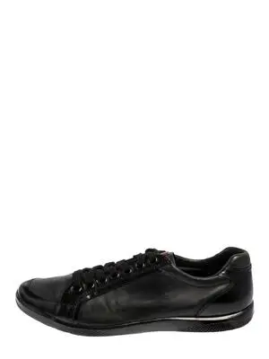 Prada Leather Sneakers - Black