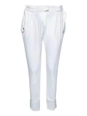 Just Cavalli Pleated Trousers - White