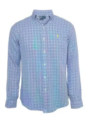 Polo Ralph Lauren Gingham Cotton Shirt - Blue