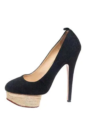 CHARLOTTE OLYMPIA 140mm Dolores Platform Pumps - Black