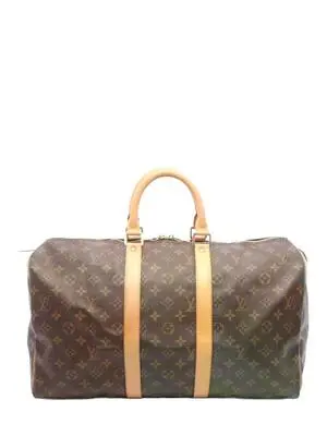 LOUIS VUITTON 1997 Keepall 45 Tote Bag - Brown