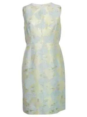 Paule Ka 2024 Patterned-jacquard Dress - Blue