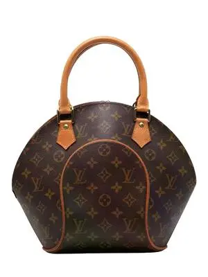 LOUIS VUITTON 1999 Monogram Ellipse Pm Handbag - Brown