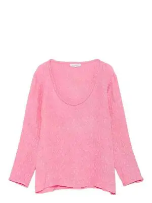 Saint Laurent 1990s Silk Blouse - Pink