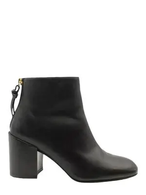 STUART WEITZMAN Leather Heeled Boots - Black