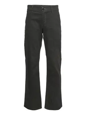 Giorgio Armani Logo-plaque Jeans - Black