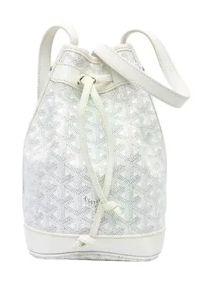 Goyard 2020 Ine Petit Flot Bucket Bag - White
