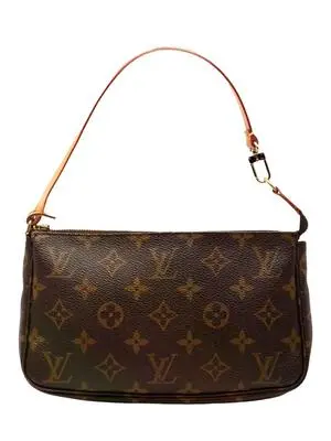 LOUIS VUITTON Monogram Pochette Accessoires - Brown