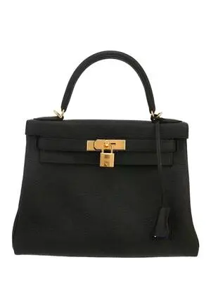 Hermès Kelly 28 Sellier Handbag - Black