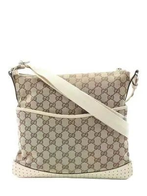 Gucci 2000s Gg Canvas Shoulder Bag - Neutrals