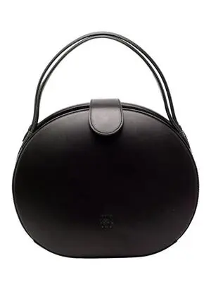 Loewe Anagram Round Handbag - Black