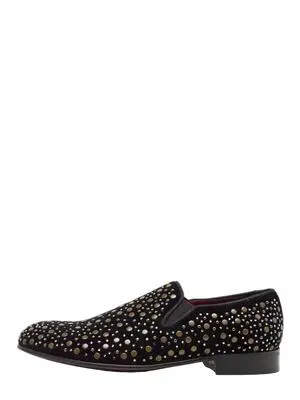 Dolce & Gabbana Stud-embellished Loafers - Black