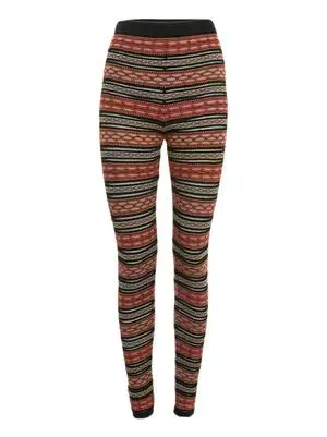 Missoni 2024 Patterned-jacquard Leggings - Black
