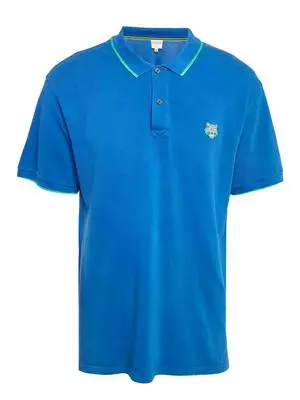 Kenzo 2024 Tiger-head Polo Shirt - Blue