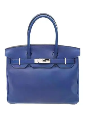 Hermès Birkin 30 Tote Bag - Blue