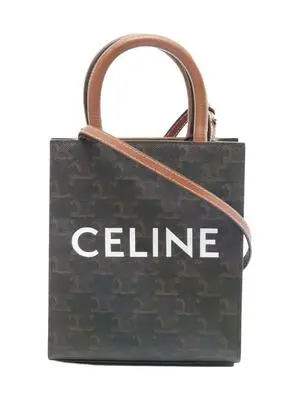 Celine Vertical Cabas Tote Bag - Brown