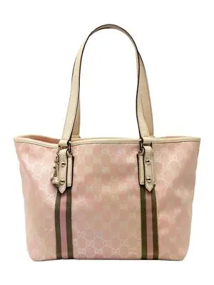 Gucci Gg Canvas Jolicoeur Tote Bag - Pink