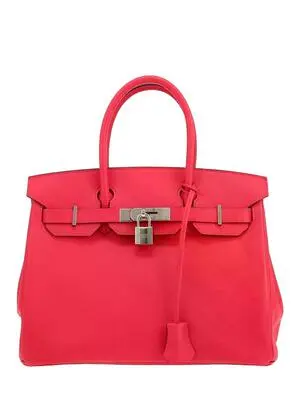 Hermès Birkin 30 Leather Handbag - Red