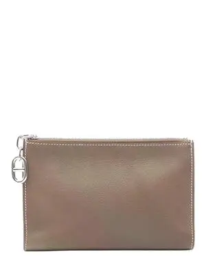 Hermès Leather Chaîne D'ancre Pm Pouch - Brown