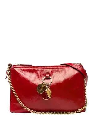 Saint Laurent 2000-2012 Patent Leather Satchel - Red