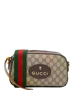 GUCCI GG Supreme Web Neo Vintage Crossbody Bag