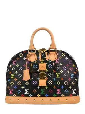 LOUIS VUITTON X Takashi Murakami 2013 Alma Gm Tote Bag - Black