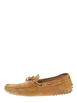 TOD'S Gommino Suede Boat Shoes - Neutrals