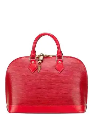 LOUIS VUITTON Epi Alma Pm Handbag - Red