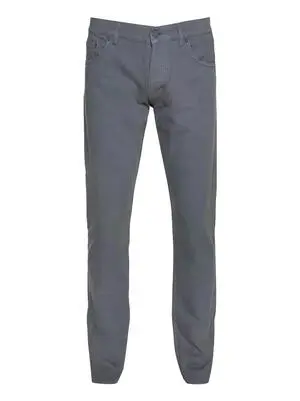 Raf Simons Five-pocket Cotton Jeans - Grey