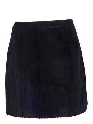 Red Valentino Corduroy Mini Skirt - Blue