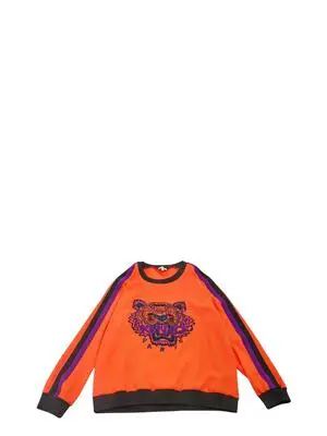 Kenzo Tiger-embroidered Sweatshirt - Orange