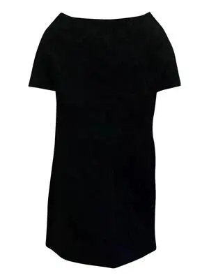 Marni Boat-neck Short-sleeve Coat - Black
