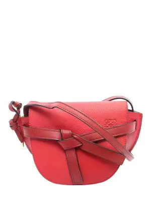 Loewe Mini Gate Shoulder Bag - Red