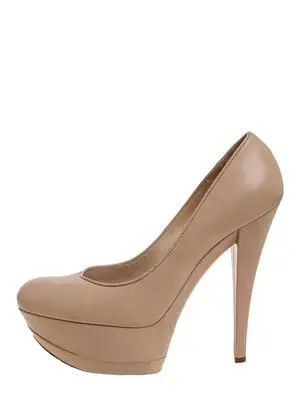 Casadei Vintage 140mm Platform Pumps - Neutrals