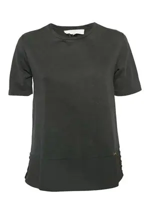 Elisabetta Franchi Laced-detail Top - Black