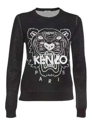 KENZO Tiger-Embroidered Sweater