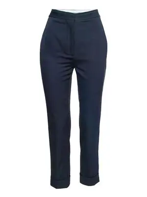 Stella McCartney Wool Straight-leg Trousers - Blue
