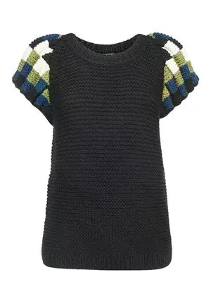 Fendi Crochet T-shirt - Black