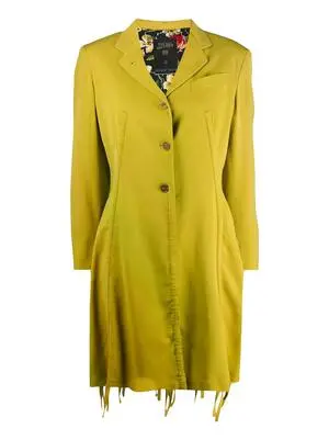 JEAN PAUL GAULTIER 1991 Single-breasted Coat - Yellow