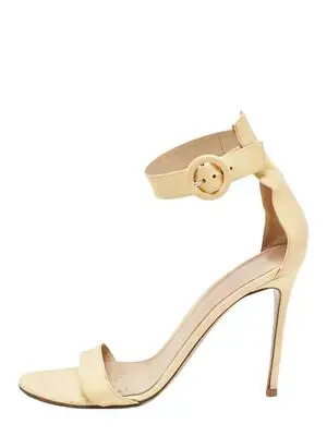 GIANVITO ROSSI 110mm Ankle-strap Heeled Sandals - Neutrals