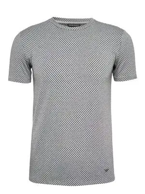 Emporio Armani 2024 Fine-knit T-shirt - Grey