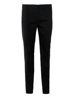 Burberry Wool Blend Straight-leg Trousers - Black