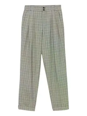 VERSACE Versace 1980s Check-Pattern Trousers