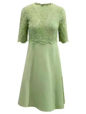 MARIO VALENTINO VINTAGE Lace Mini Dress - Green